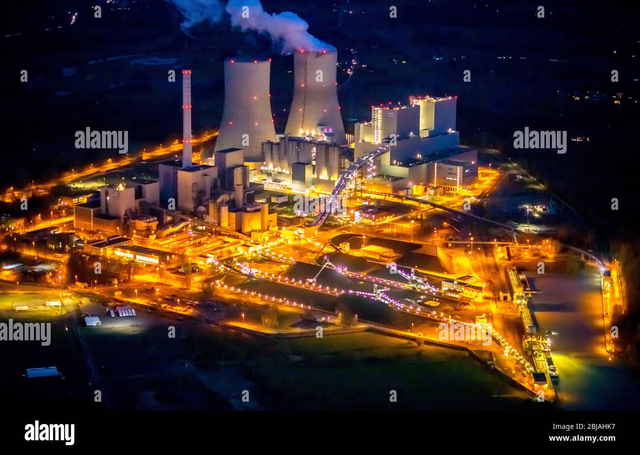 RWE power station Westfalen, former atomic power plant in Hamm Uentrop ...