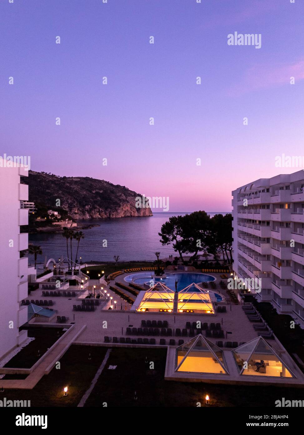 Majorca view from balcony hi-res stock photography and images - Alamy