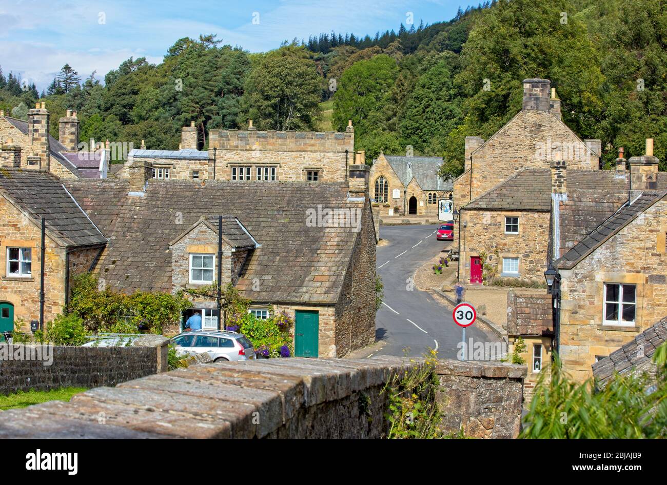 Blanchland village northumberland hi-res stock photography and images ...
