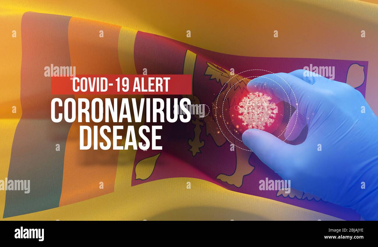 COVID-19 alert, coronavirus disease - letter typography text. Medical ...