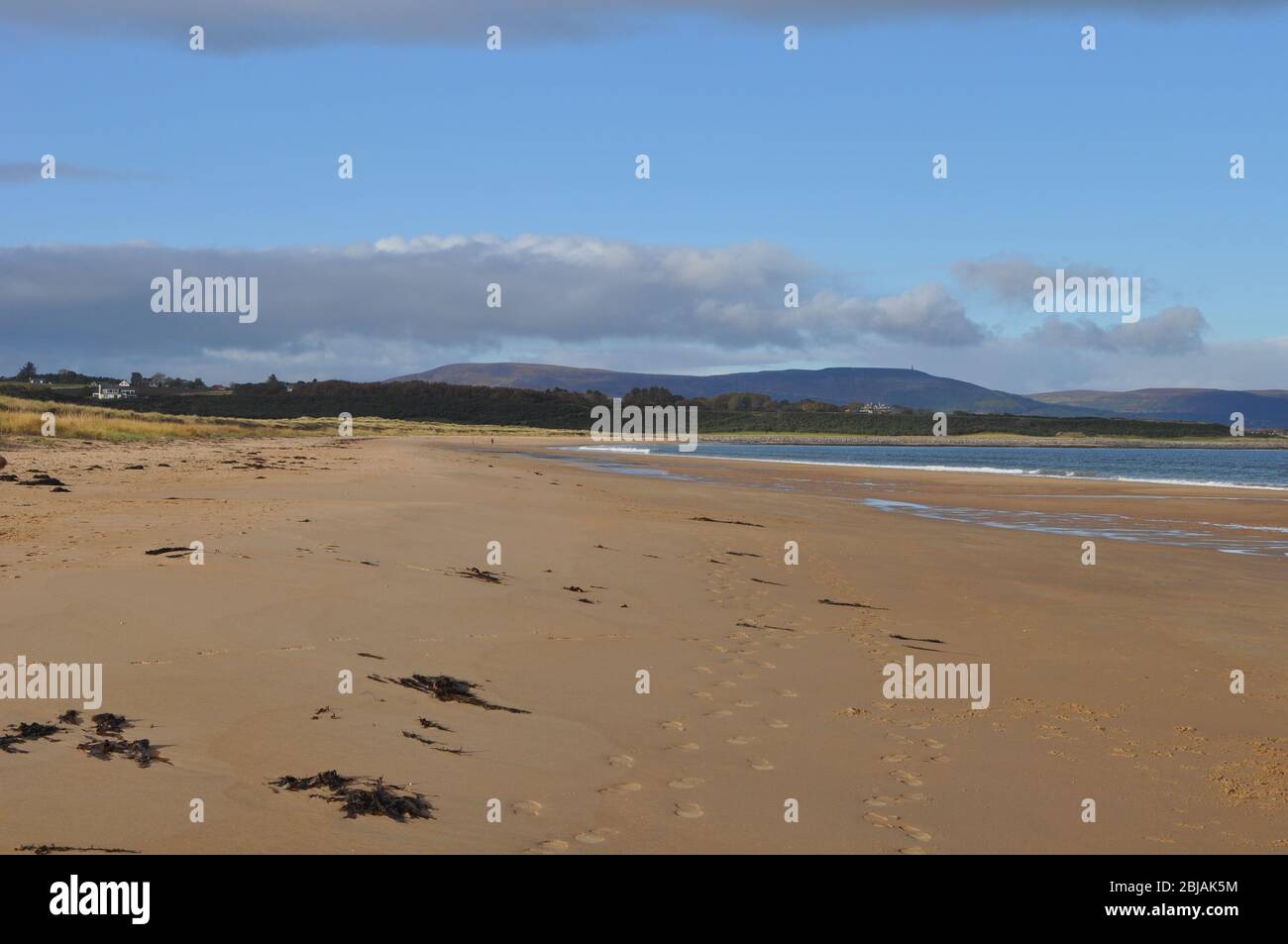Dornoch beach, Caithness and Sutherland, Scottish Highlands Stock Photo ...