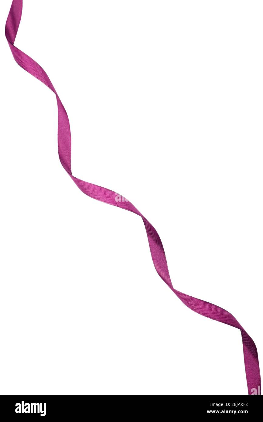 Color ribbon, isolated on white Stock Photo - Alamy