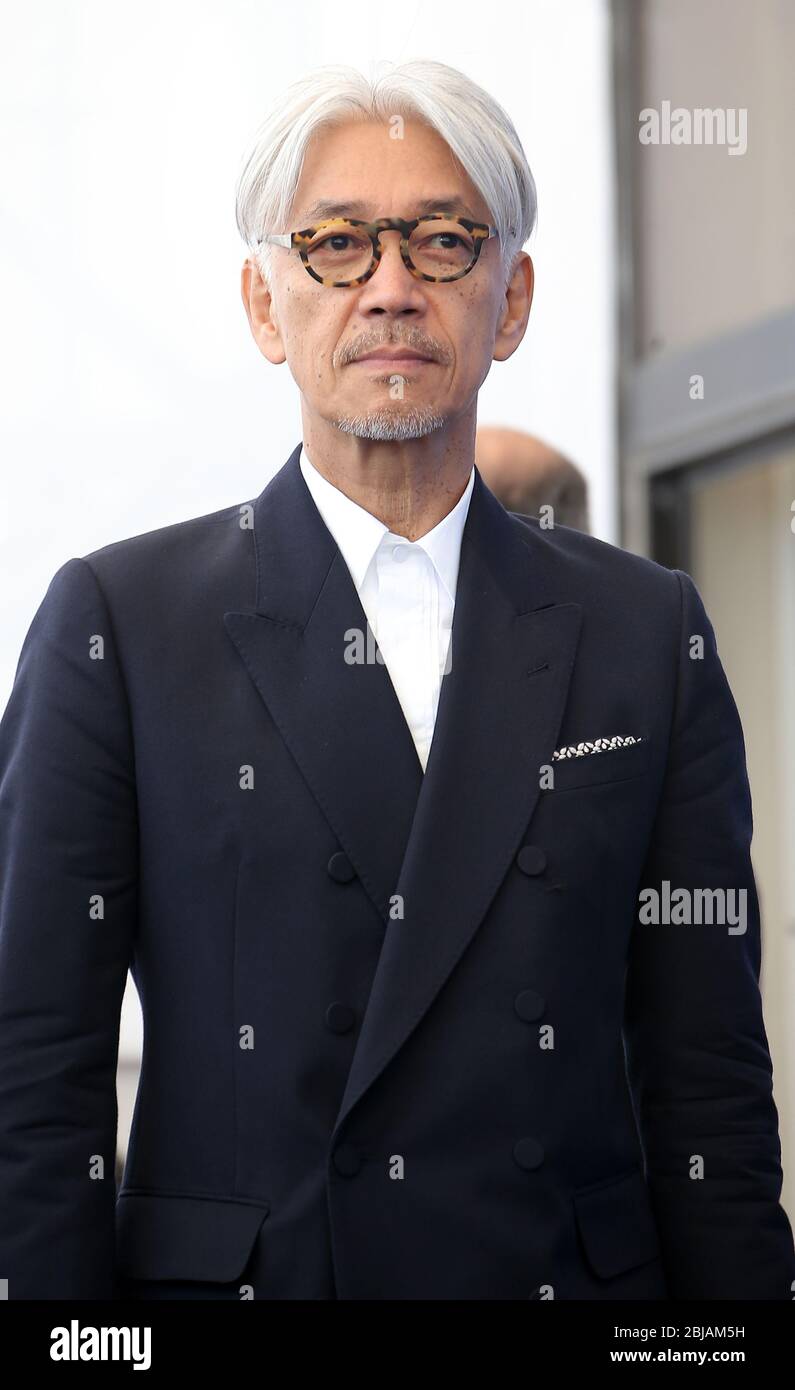 VENICE, ITALY - SEPTEMBER 03: Ryuichi Sakamoto attends the 'Ryuichi ...