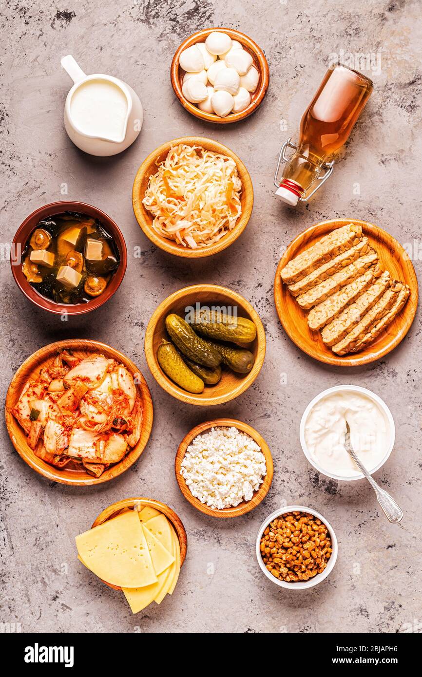 Fermented kefir and kombucha hi-res stock photography and images - Alamy