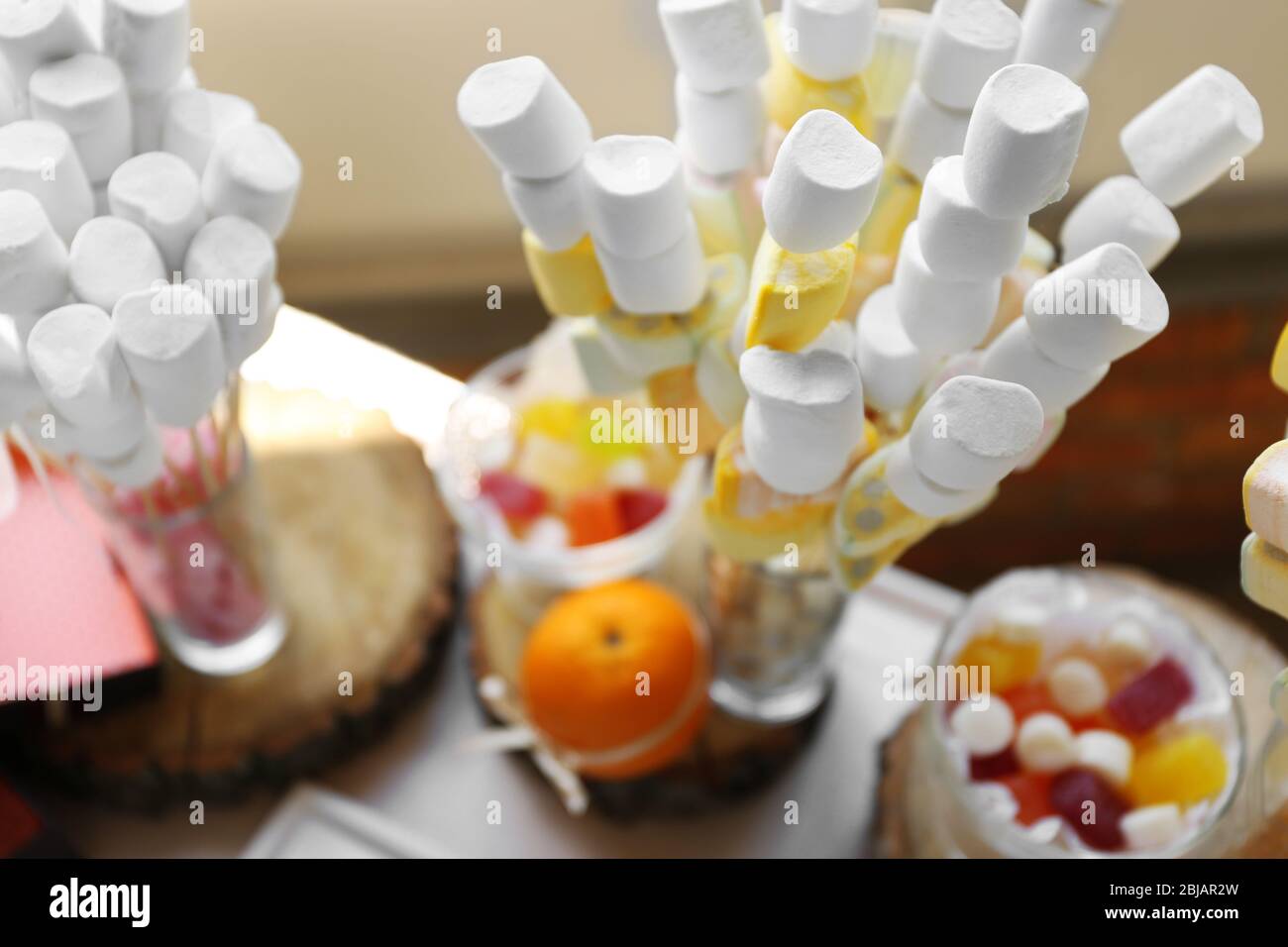 Wedding sweets on the table Stock Photo - Alamy
