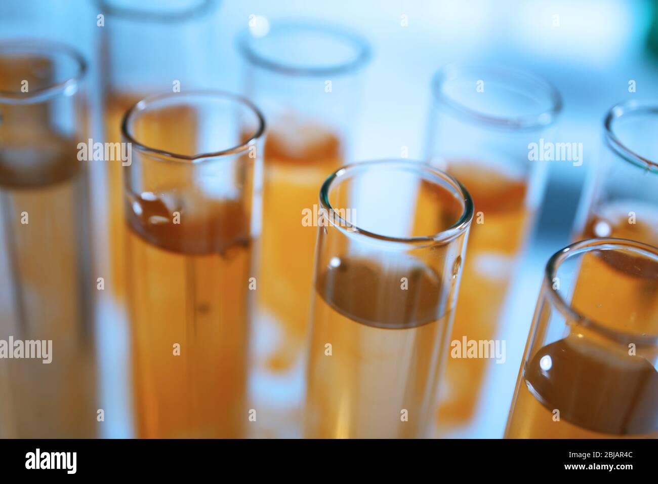 Test tubes with contaminated water closeup Stock Photo - Alamy