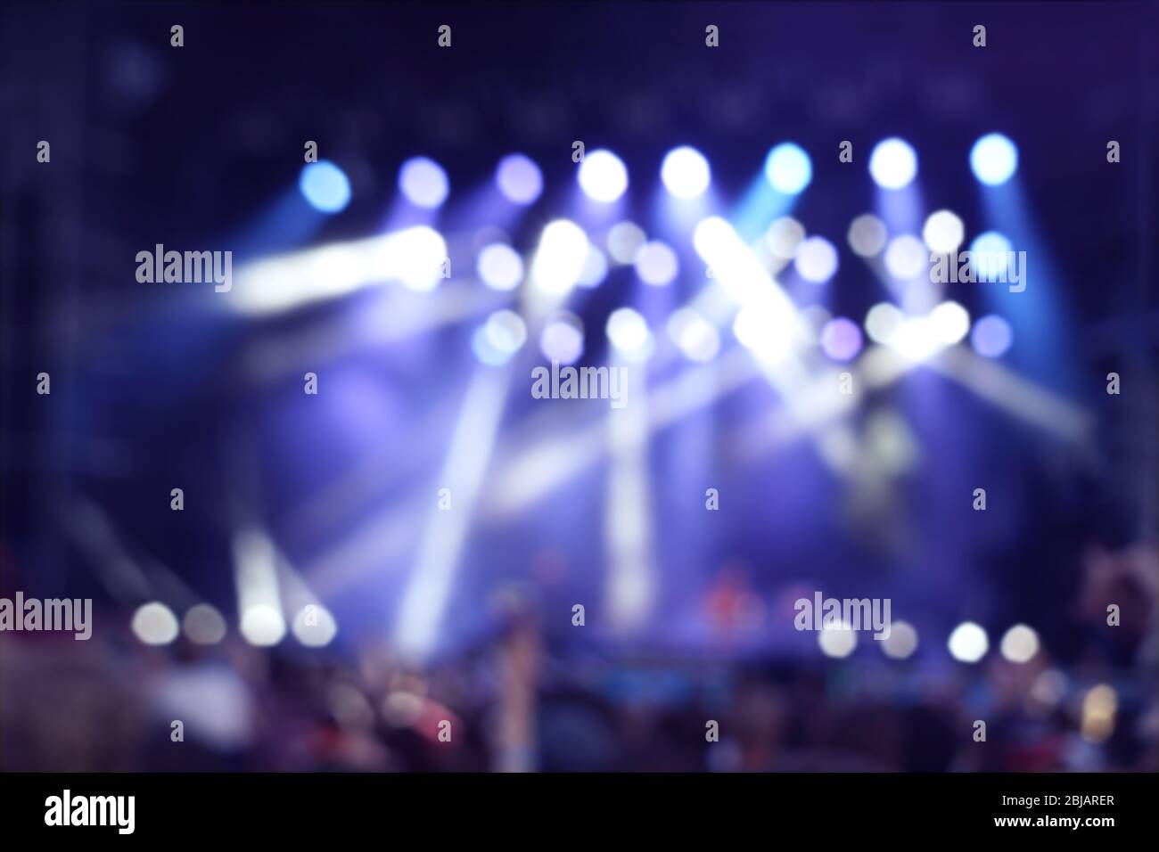 Blurred background of concert illuminations on stage Stock Photo - Alamy