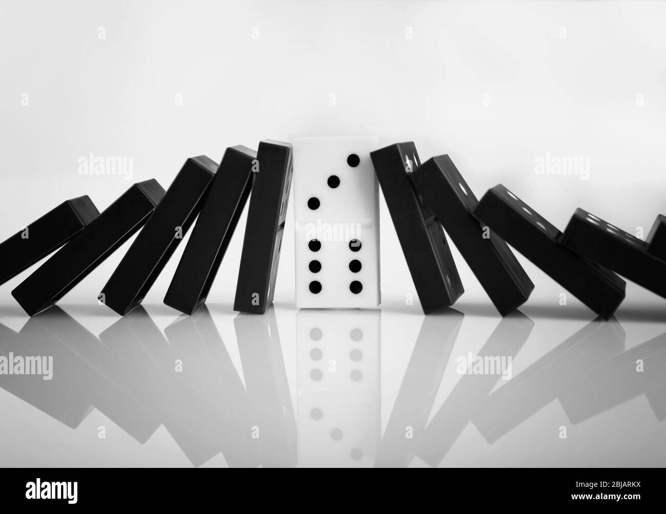 Contrast dominoes hi-res stock photography and images - Alamy