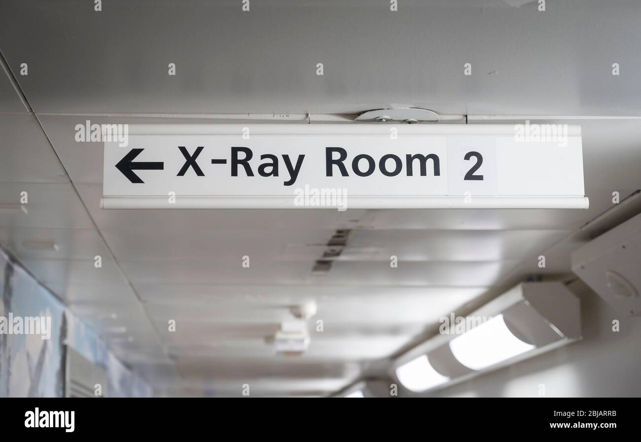Radiology sign hospital hi-res stock photography and images - Alamy