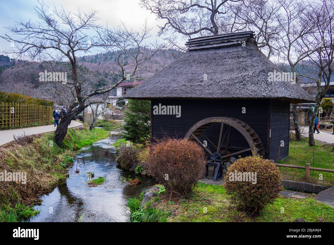 Oshino, Japan- 09Dec2019: Hakkai or Eight Seas, refers to the eight ...