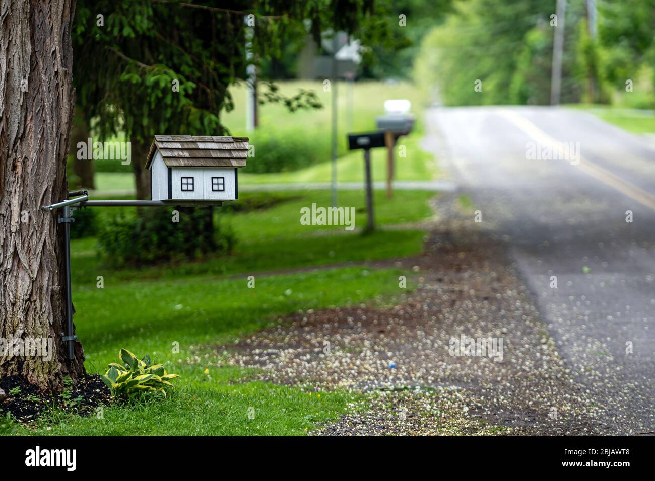 Us mail rural route vintage hi-res stock photography and images - Alamy