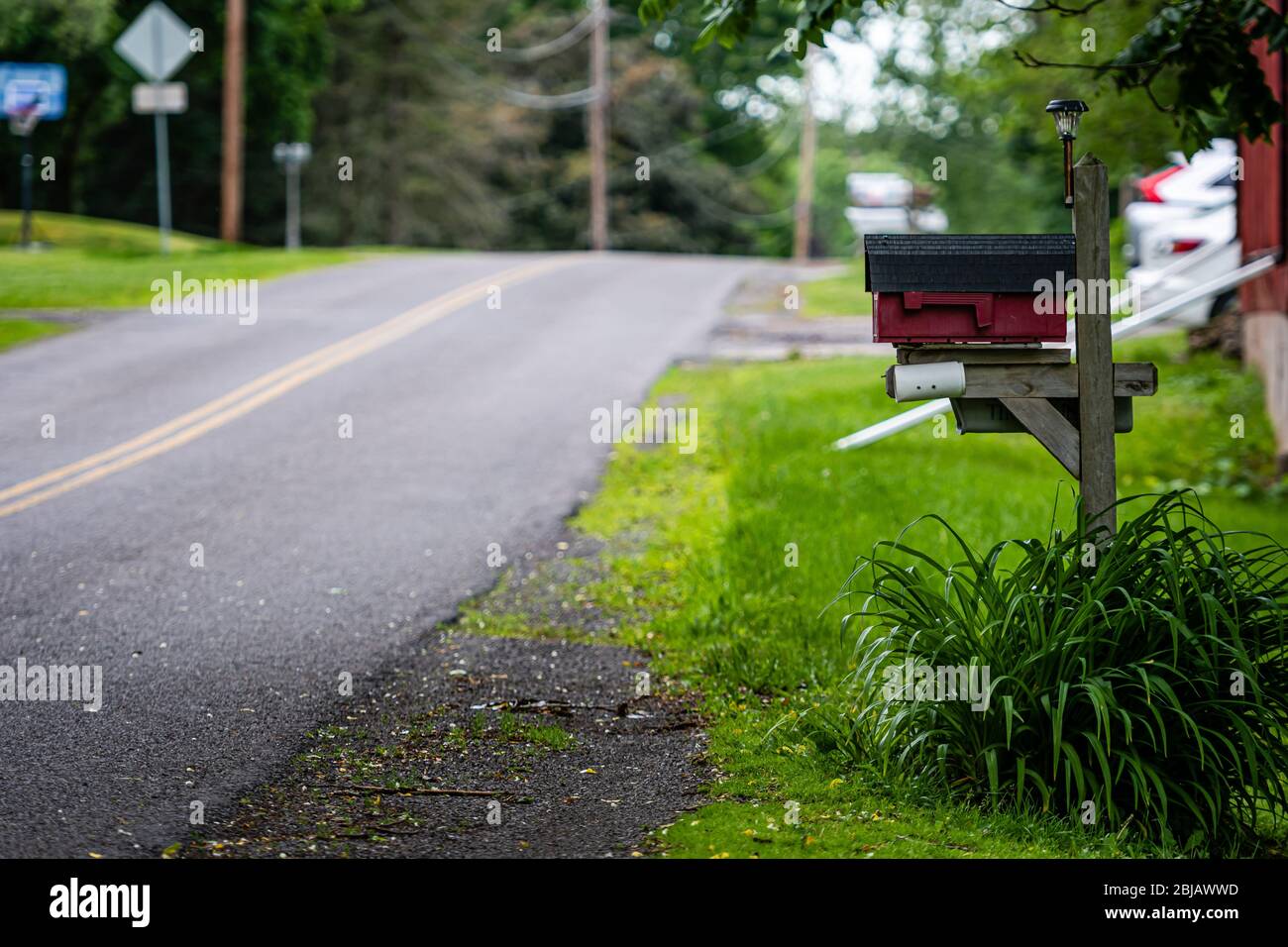 Us mail rural route vintage hi-res stock photography and images - Alamy