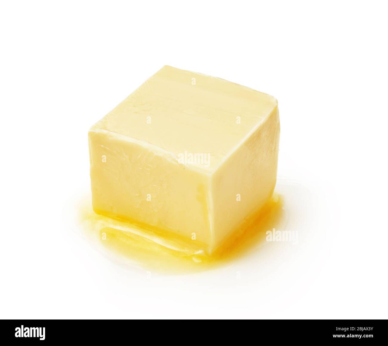 Butter melting top view Cut Out Stock Images & Pictures - Alamy