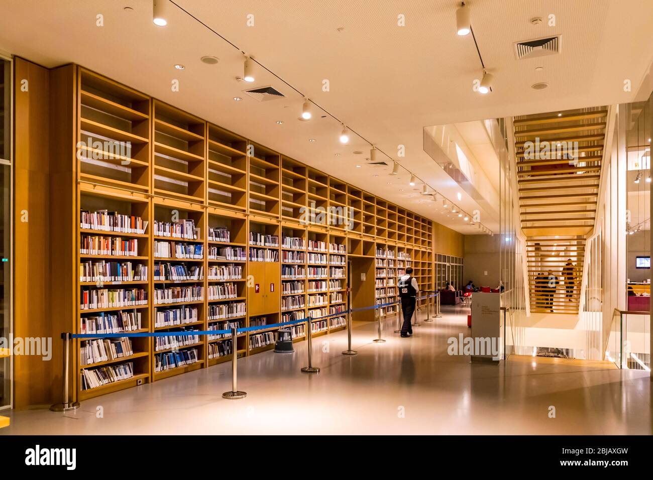 Athens, Greece - December 15, 2019: Interiors of the new building of ...