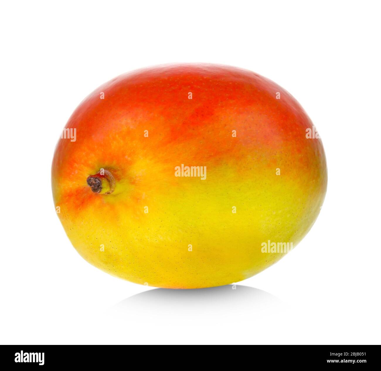 Tasty mango isolated on white Stock Photo - Alamy