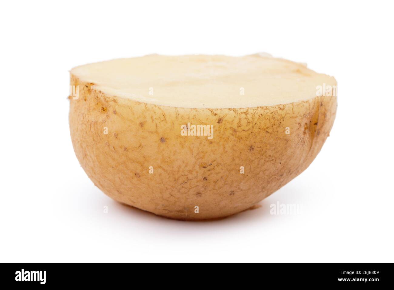 raw yellow potato isolated on white background Stock Photo - Alamy