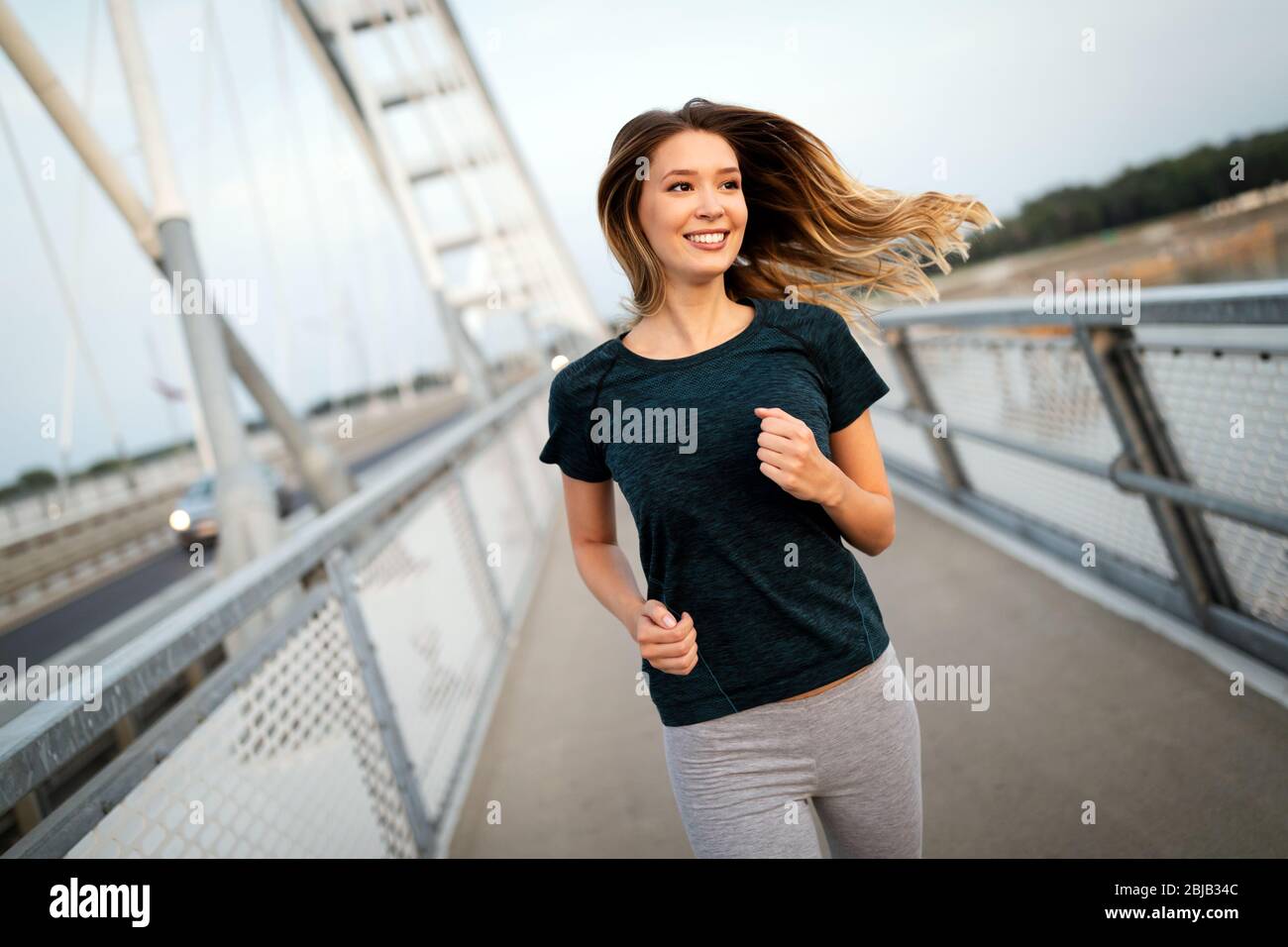 Happy marathon runner hi-res stock photography and images - Alamy
