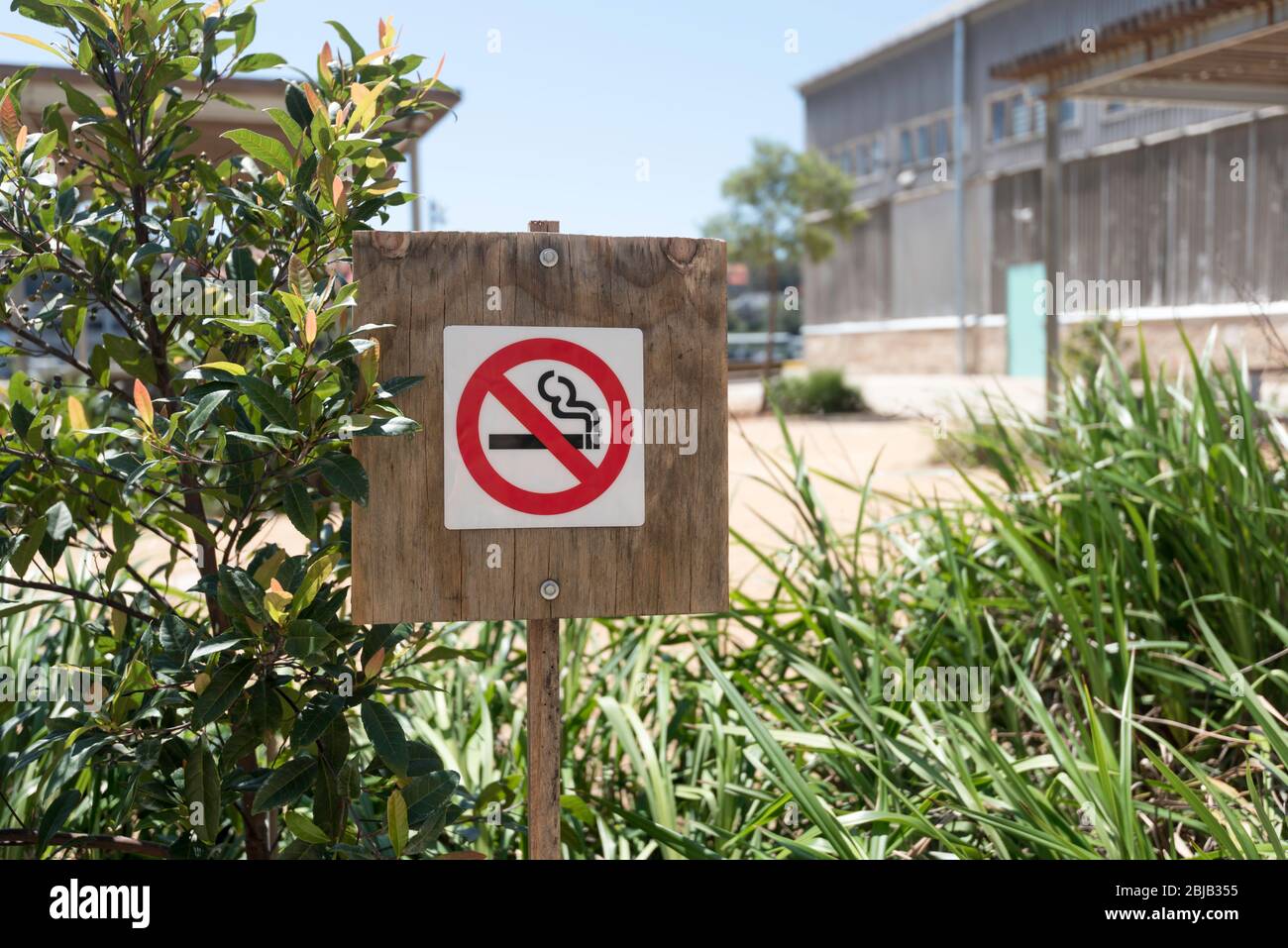 A No Smoking sign at Sub Base Platypus in Neutral Bay, Sydney, the ...