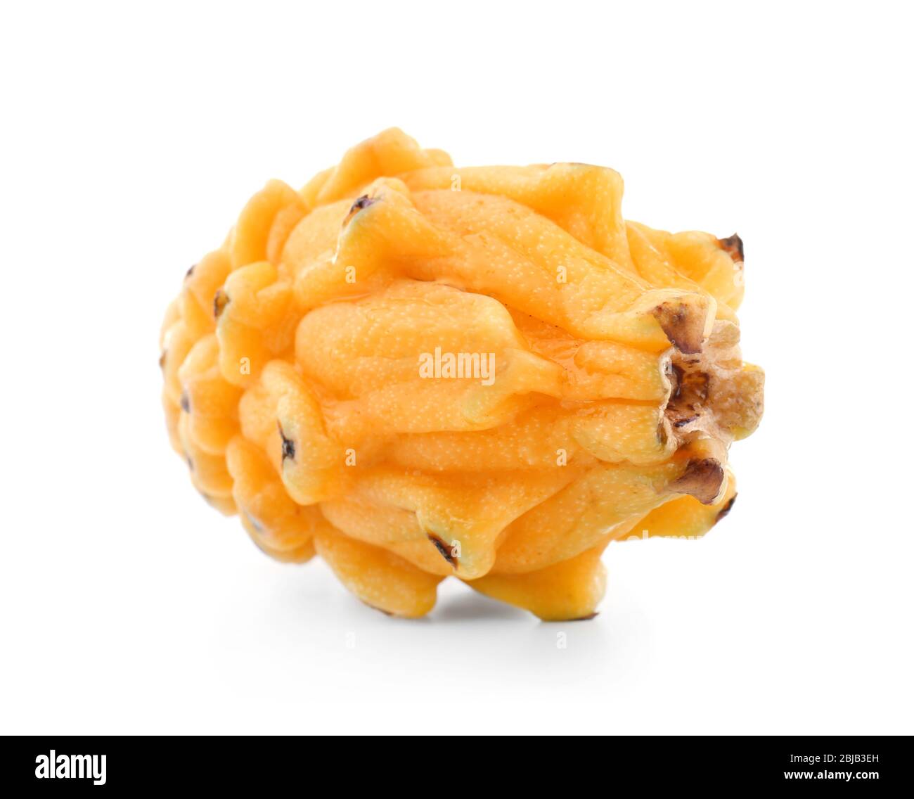Yellow pitahaya isolated on white Stock Photo - Alamy