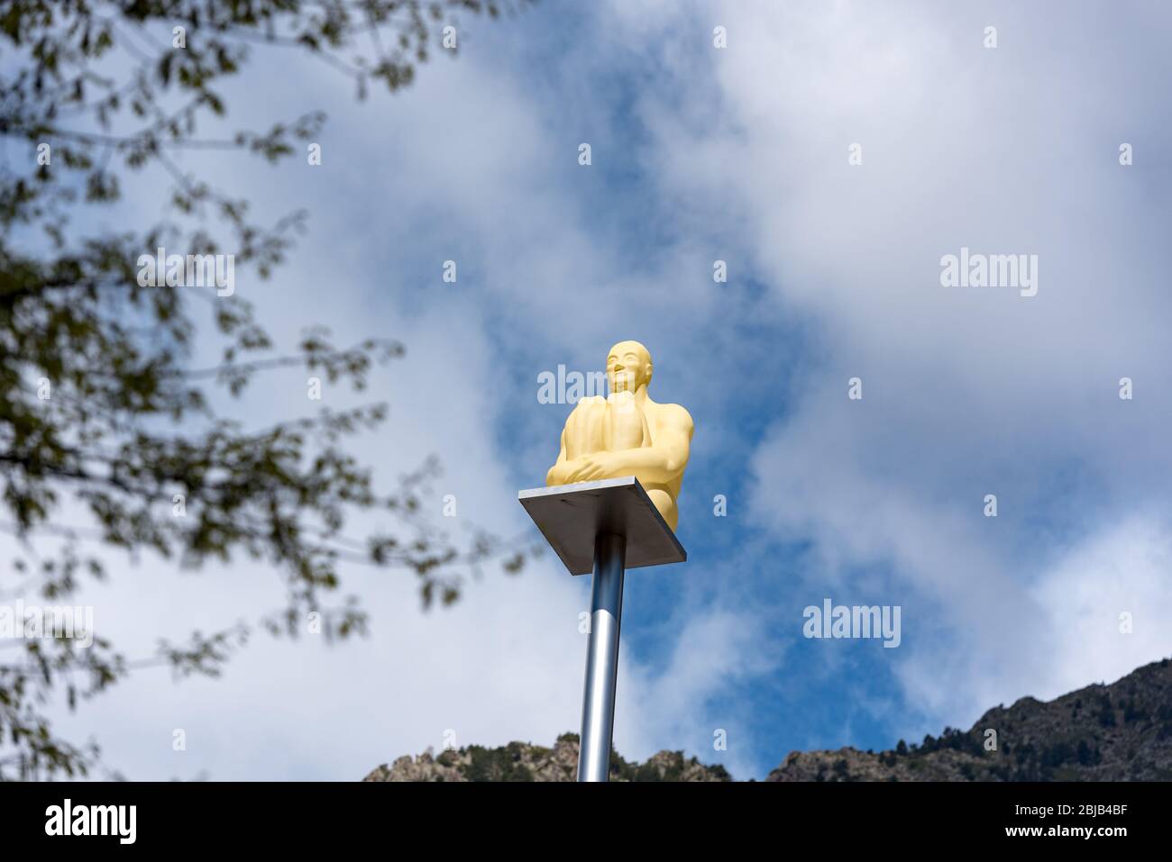 Andorra andorra la vella statue hi-res stock photography and images - Alamy