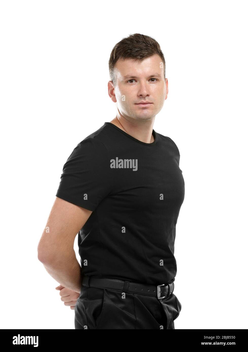 Male security guard isolated hi-res stock photography and images - Alamy