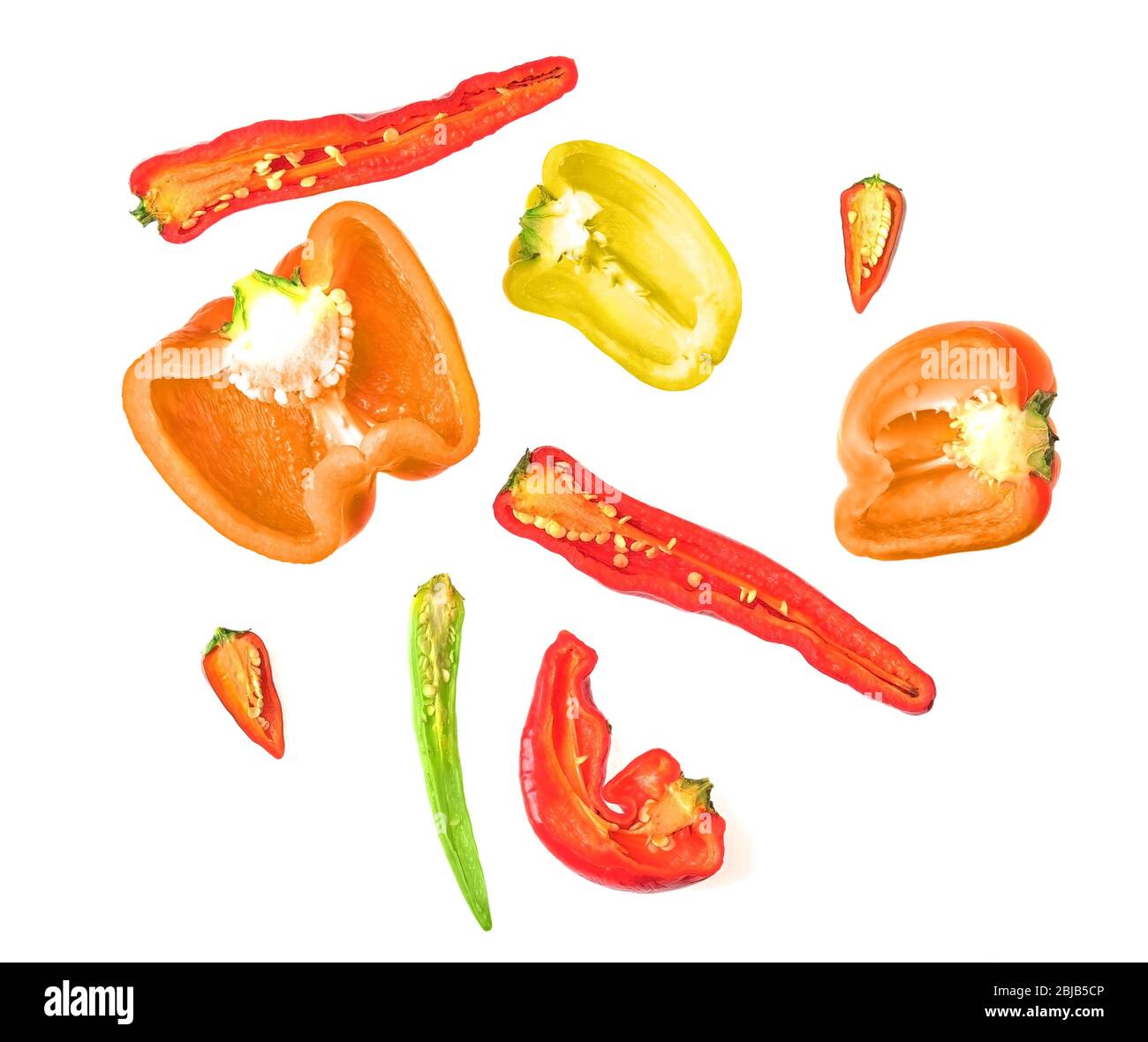 Pimiento pepper slice hi-res stock photography and images - Alamy