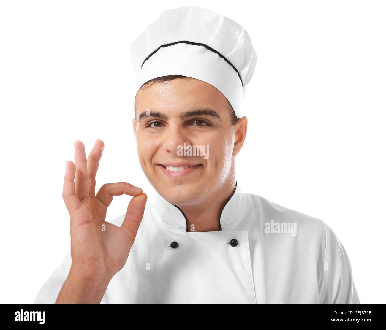 Cheerful happy handsome master hi-res stock photography and images - Alamy