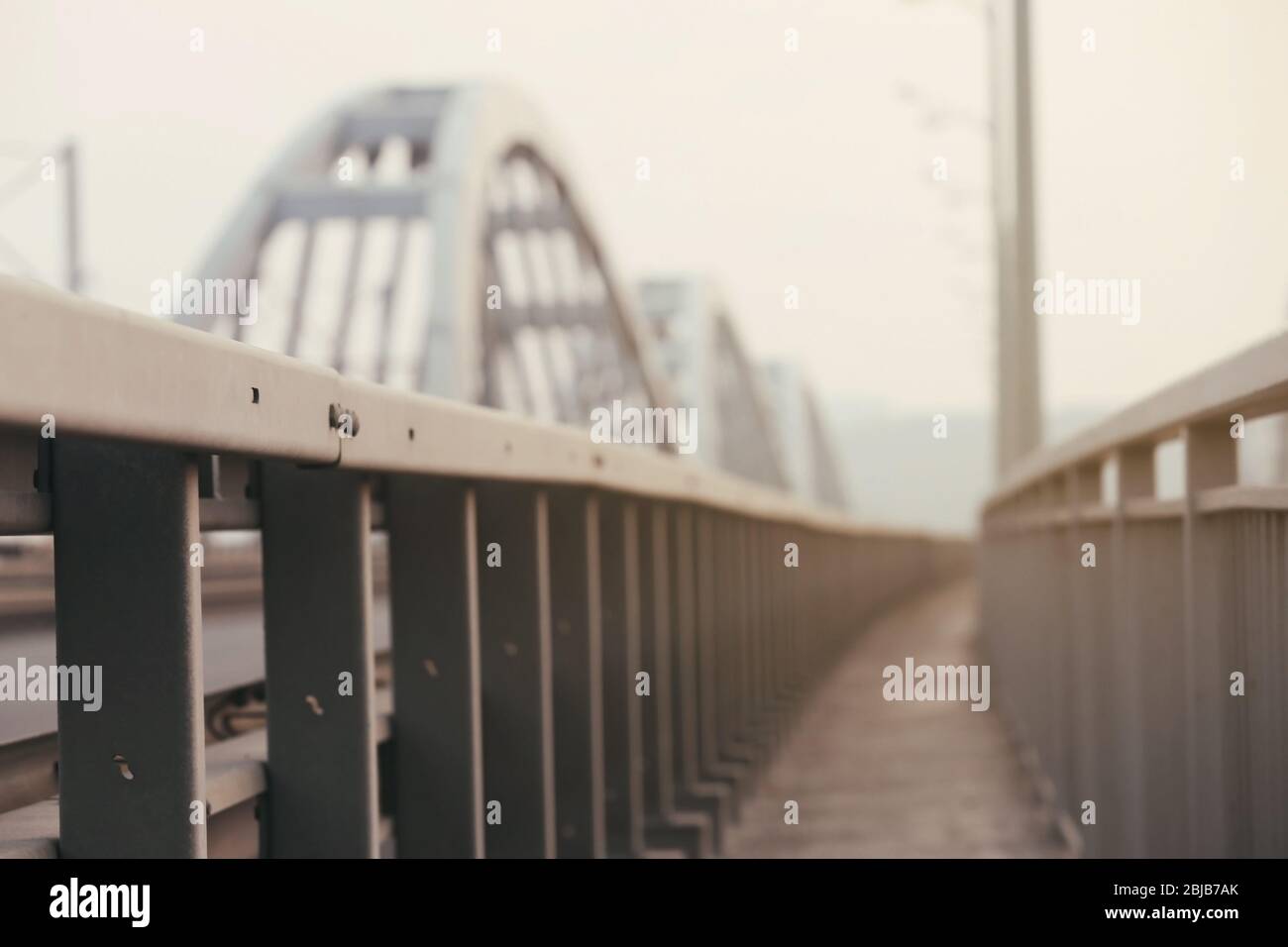 Railing of bridge Stock Photo - Alamy