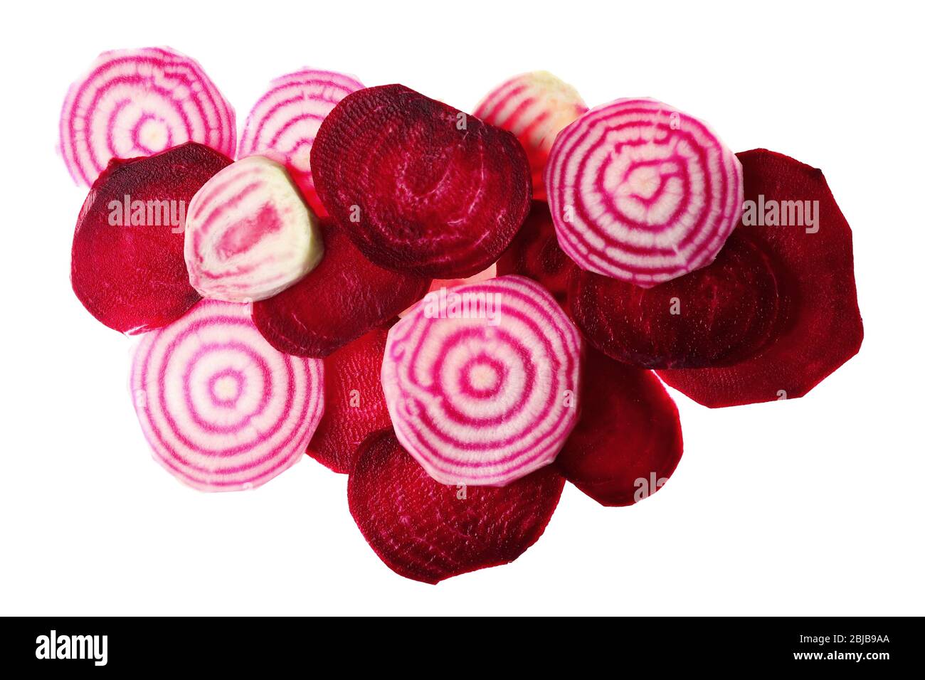 Fresh sliced beetroot isolated on white Stock Photo - Alamy
