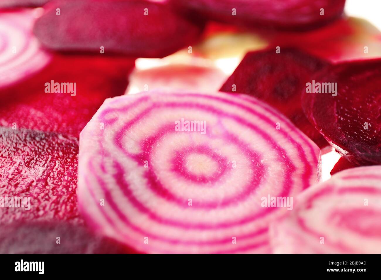 Fresh sliced beetroot, closeup Stock Photo - Alamy