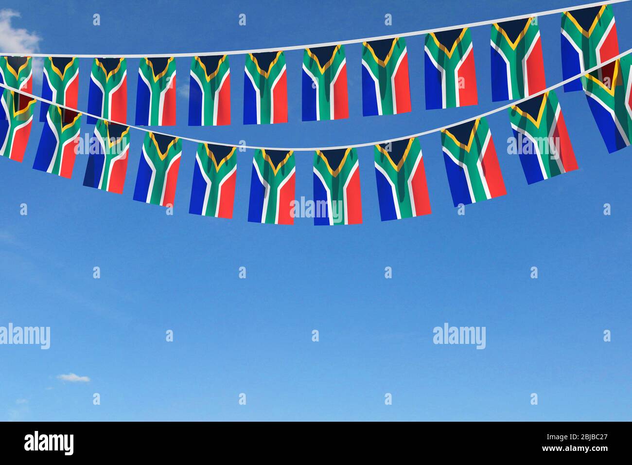 3d rendering south africa flag hi-res stock photography and images - Alamy