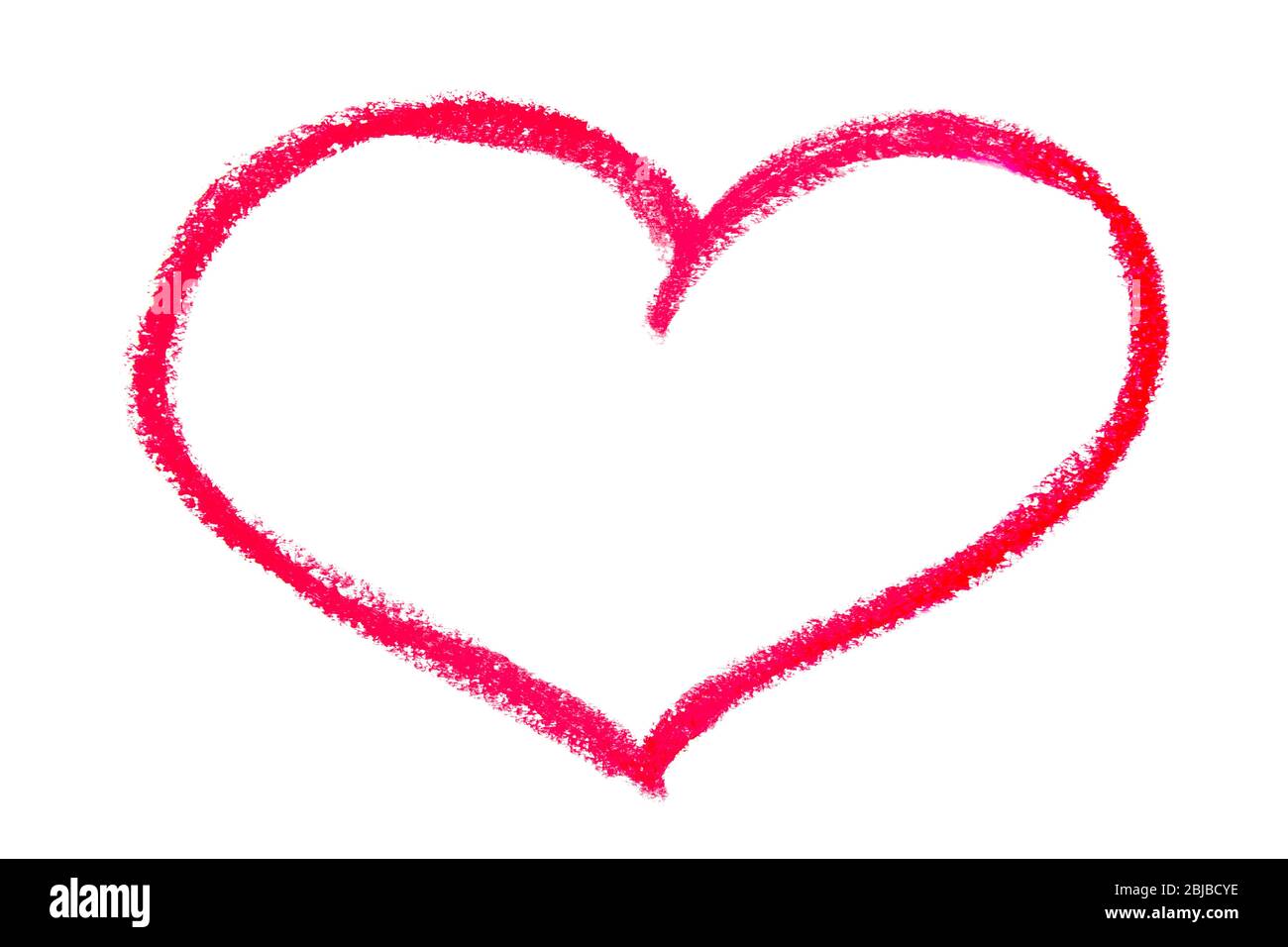 Hand drawing heart icon on Cut Out Stock Images & Pictures - Alamy