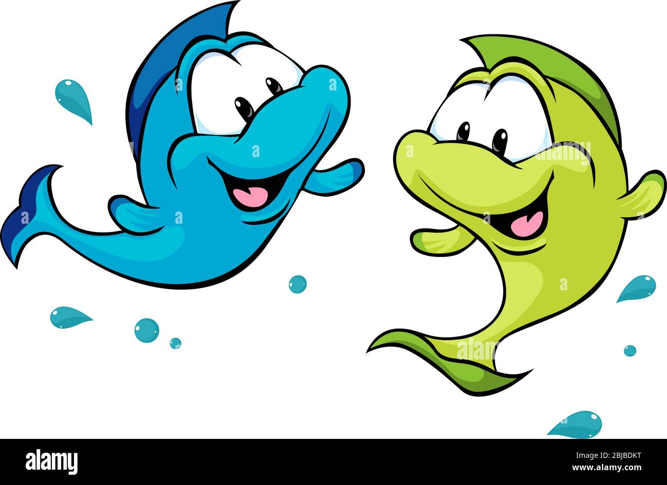 Cartoon fish hi-res stock photography and images - Alamy