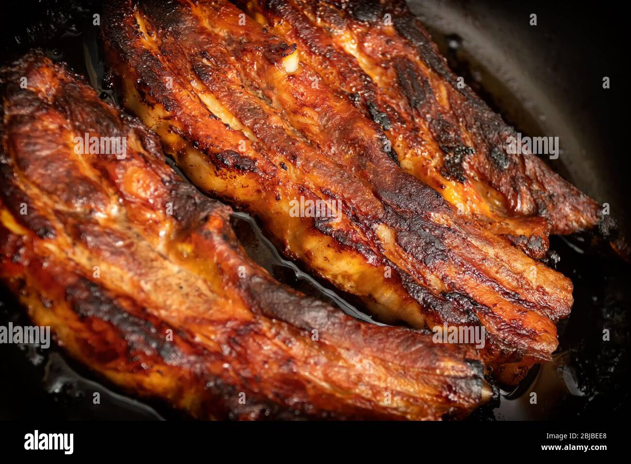 Fried pork ribs in hi-res stock photography and images - Alamy
