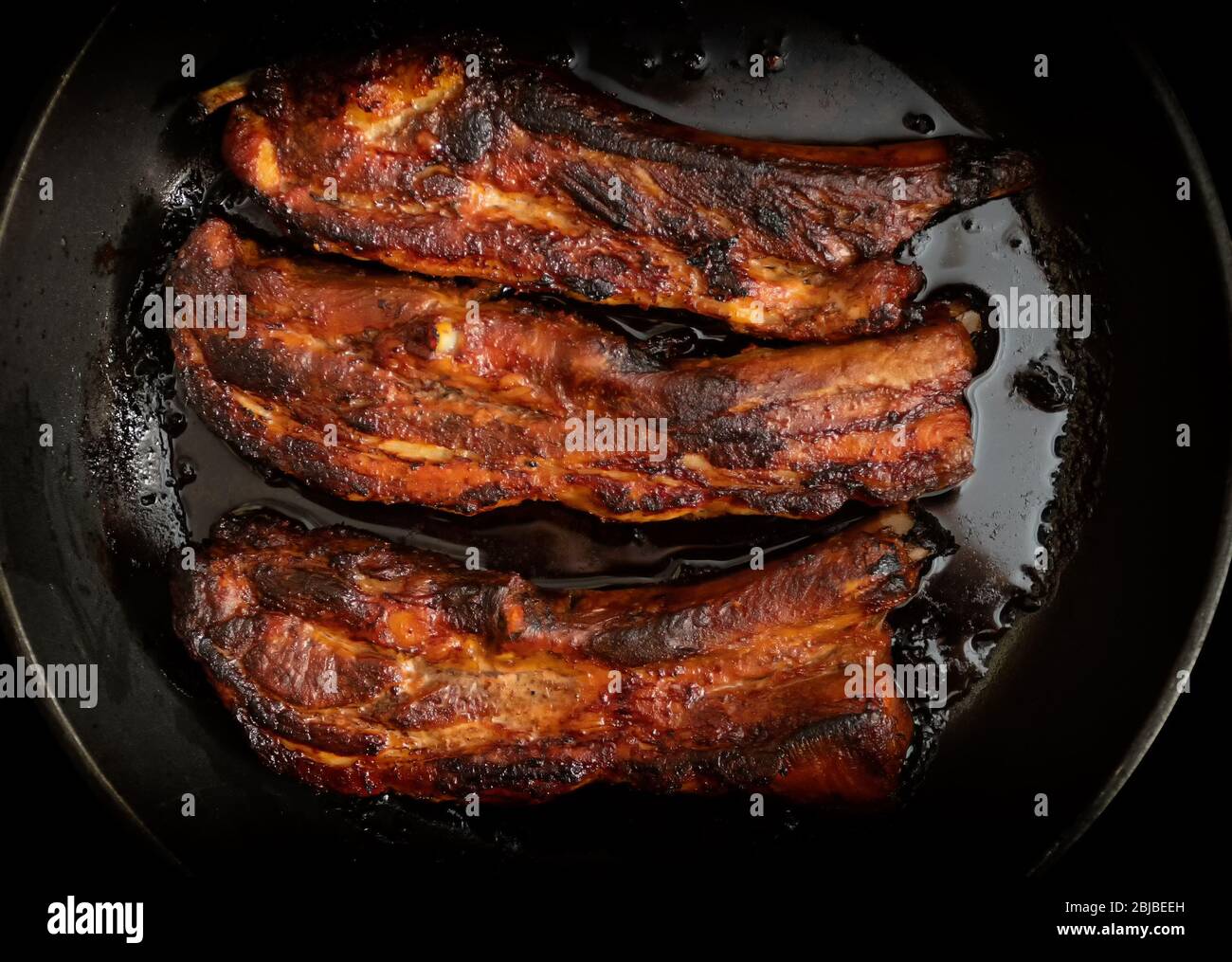 Pan fried pork spices hi-res stock photography and images - Alamy