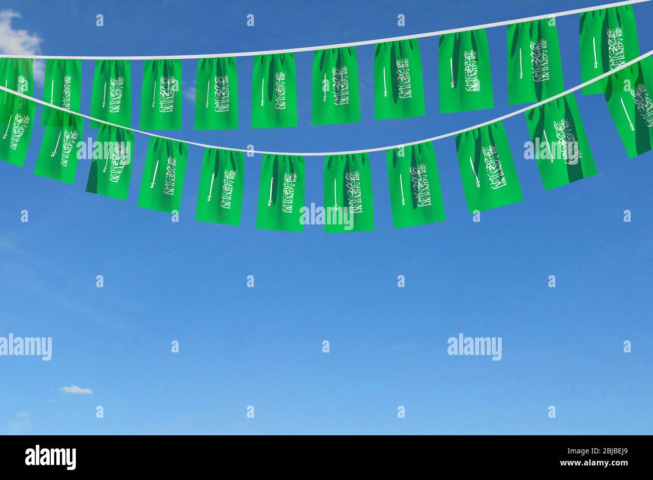 Hanging flags saudi arabia hi-res stock photography and images - Alamy