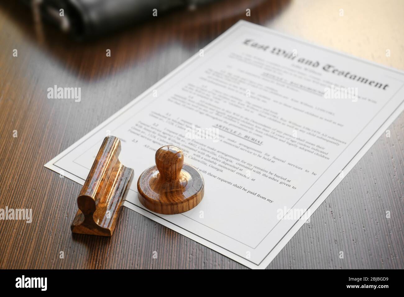 Modern notarial stamp on old document, closeup Stock Photo - Alamy
