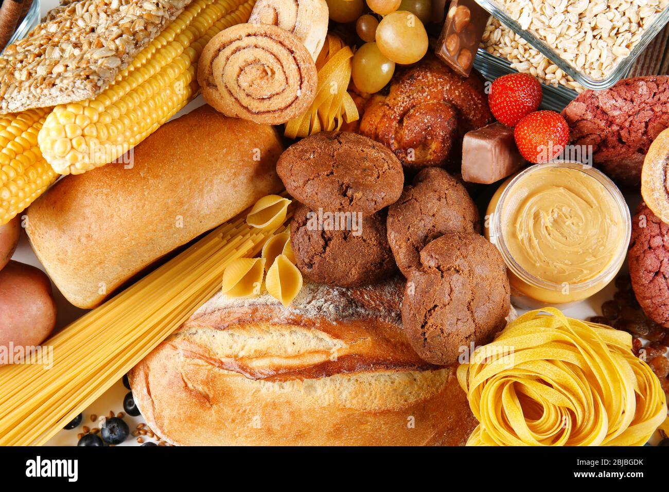 Different food background Stock Photo - Alamy