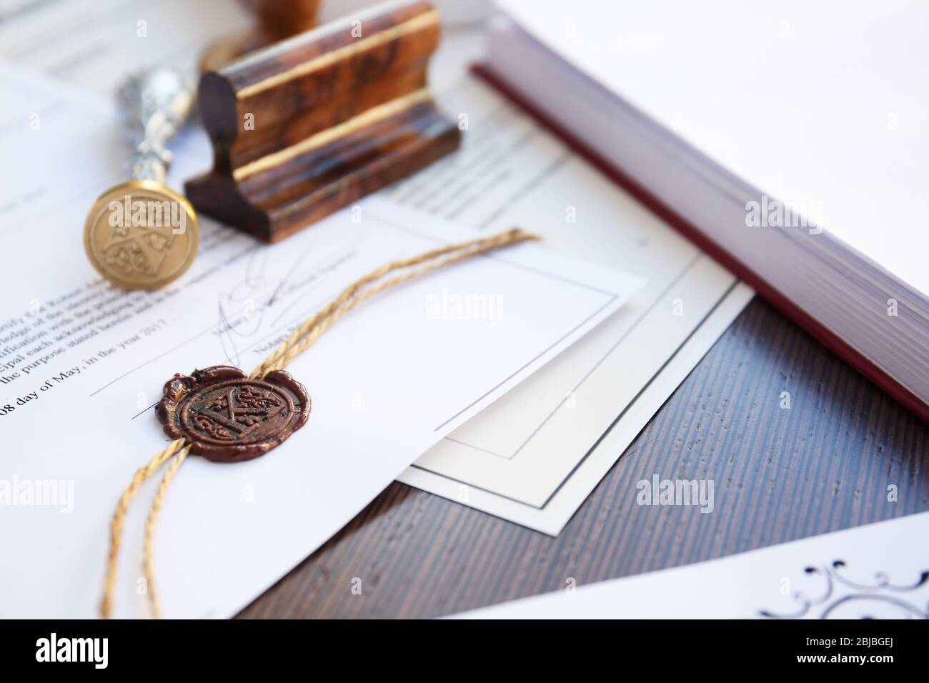 Notarial documents hi-res stock photography and images - Alamy
