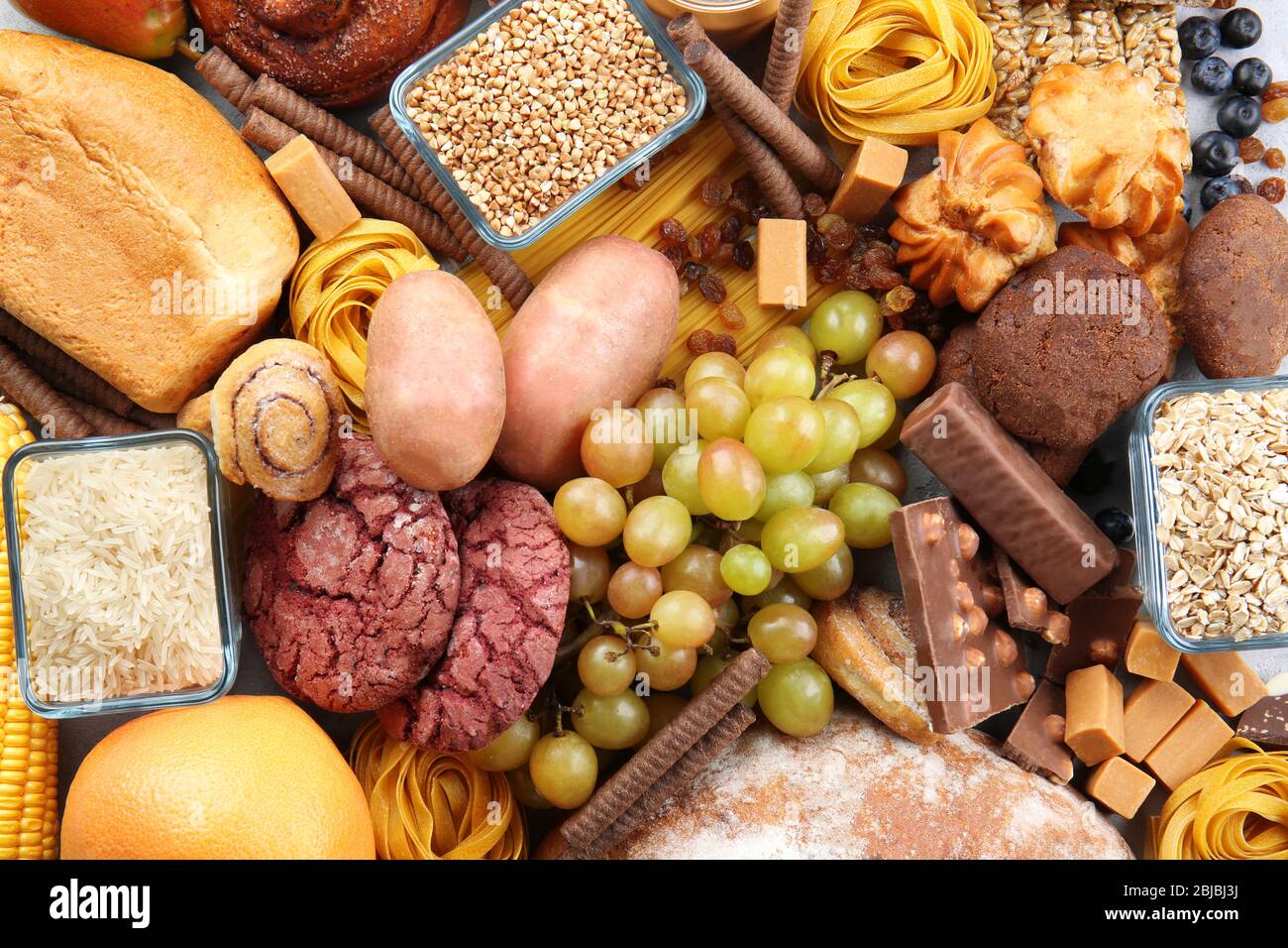 Set of different products Stock Photo - Alamy