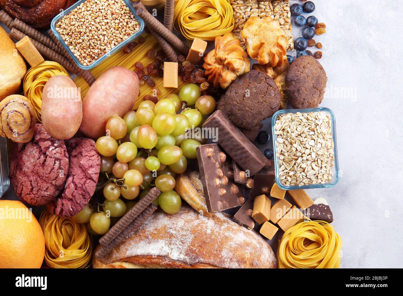Set of different products Stock Photo - Alamy