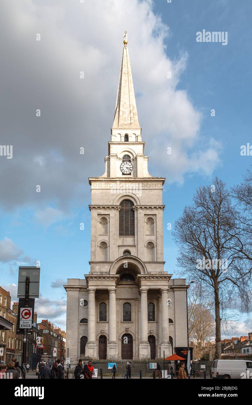 Christ church spitalfields hi-res stock photography and images - Alamy