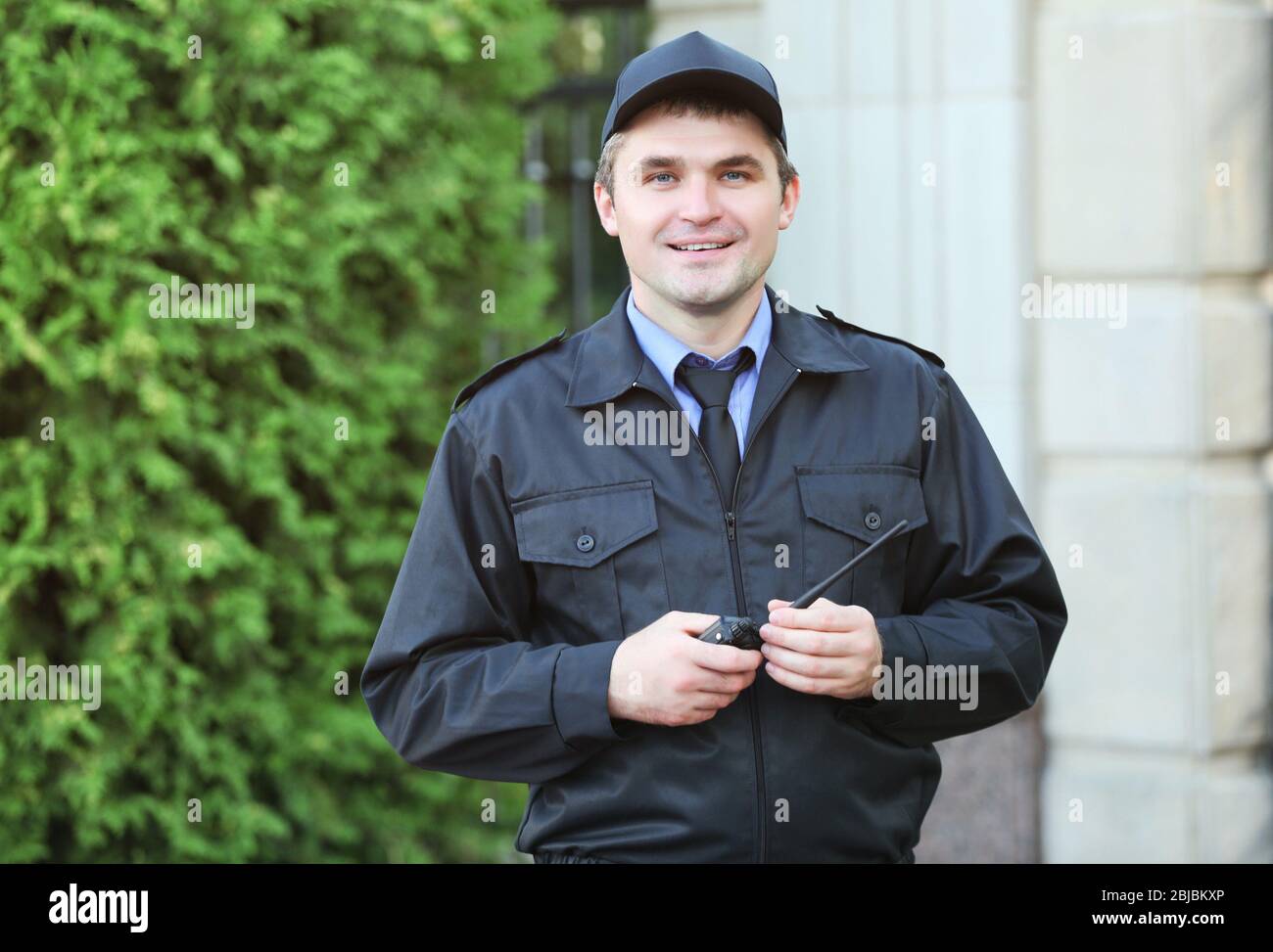 Policeman standing in park hi-res stock photography and images - Alamy
