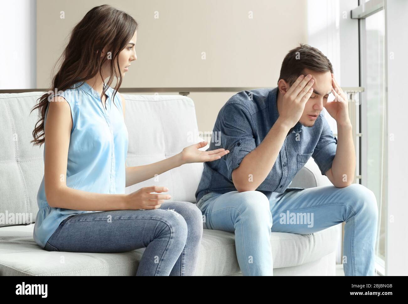 Couple holiday argue hi-res stock photography and images - Alamy