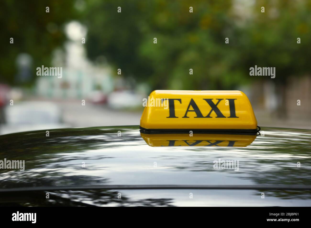 Top view passenger car driving hi-res stock photography and images - Alamy