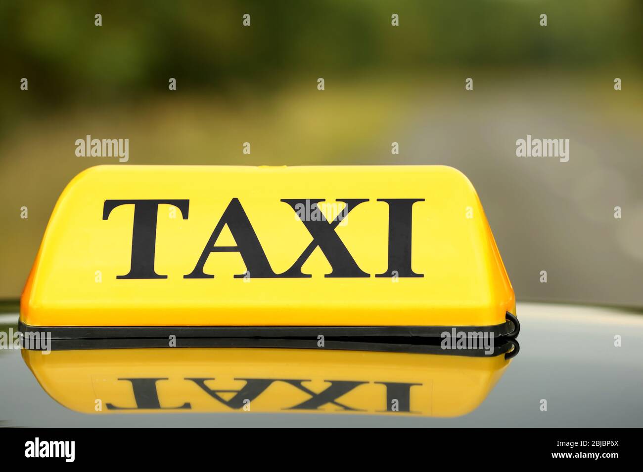 Top view passenger car driving hi-res stock photography and images - Alamy