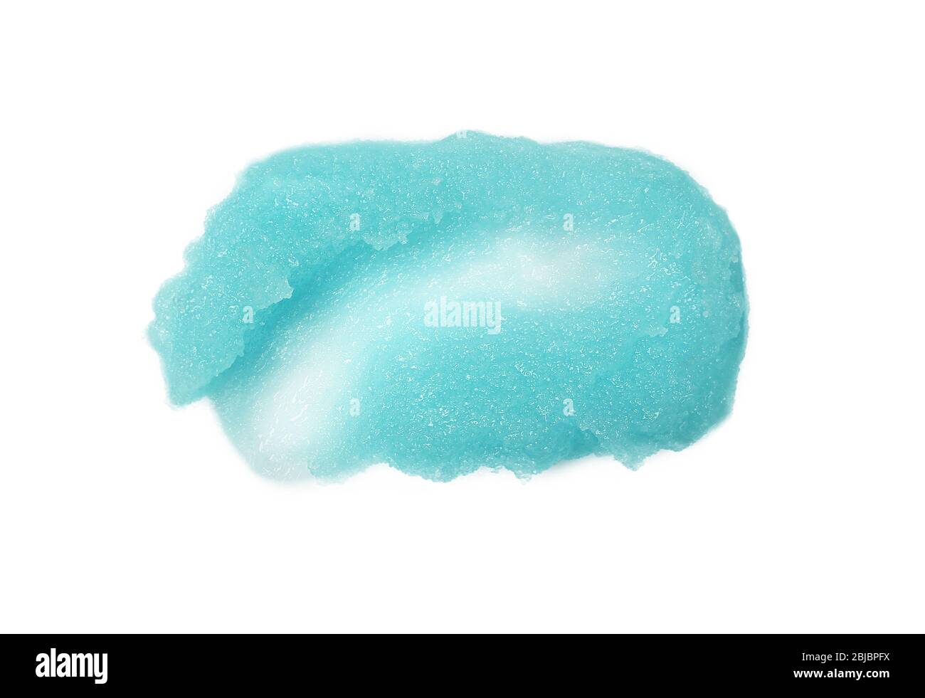 Scrub sample on white background Stock Photo - Alamy