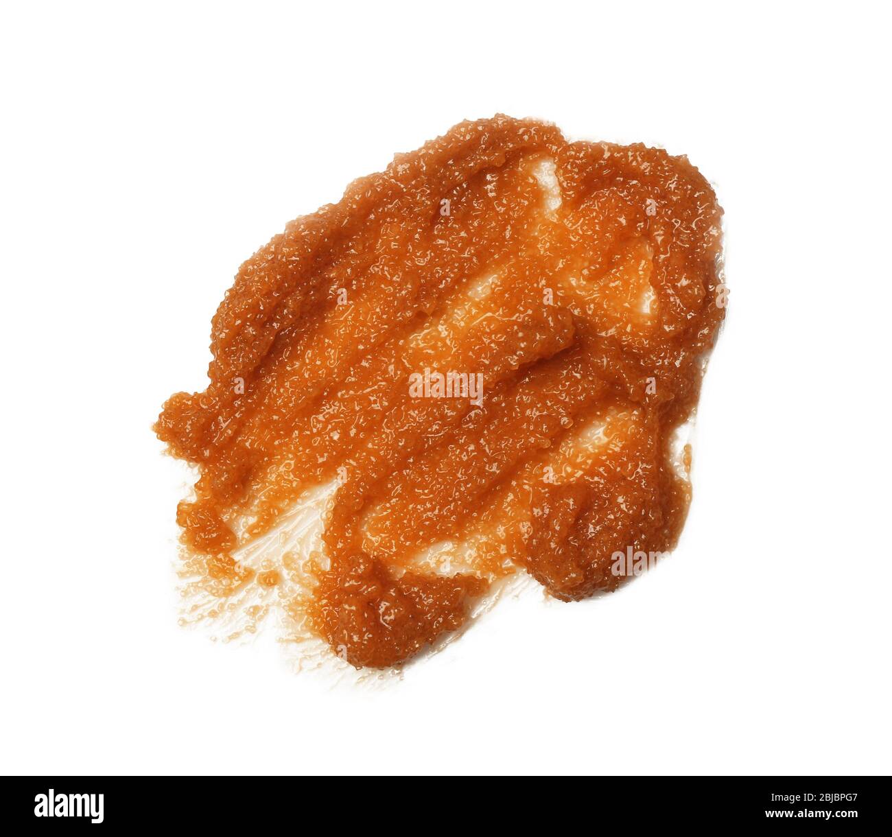 Scrub sample on white background Stock Photo - Alamy