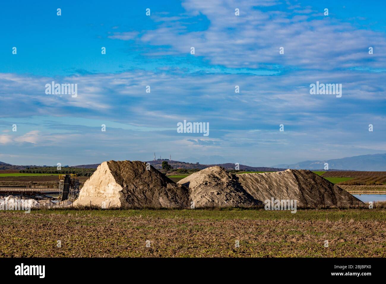 Traditional sea water salt pans hi-res stock photography and images - Alamy