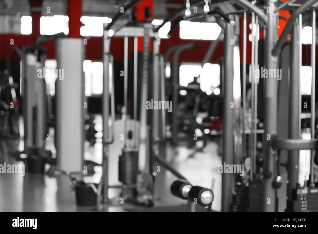 Fitness activity blurred in gym hi-res stock photography and images - Alamy